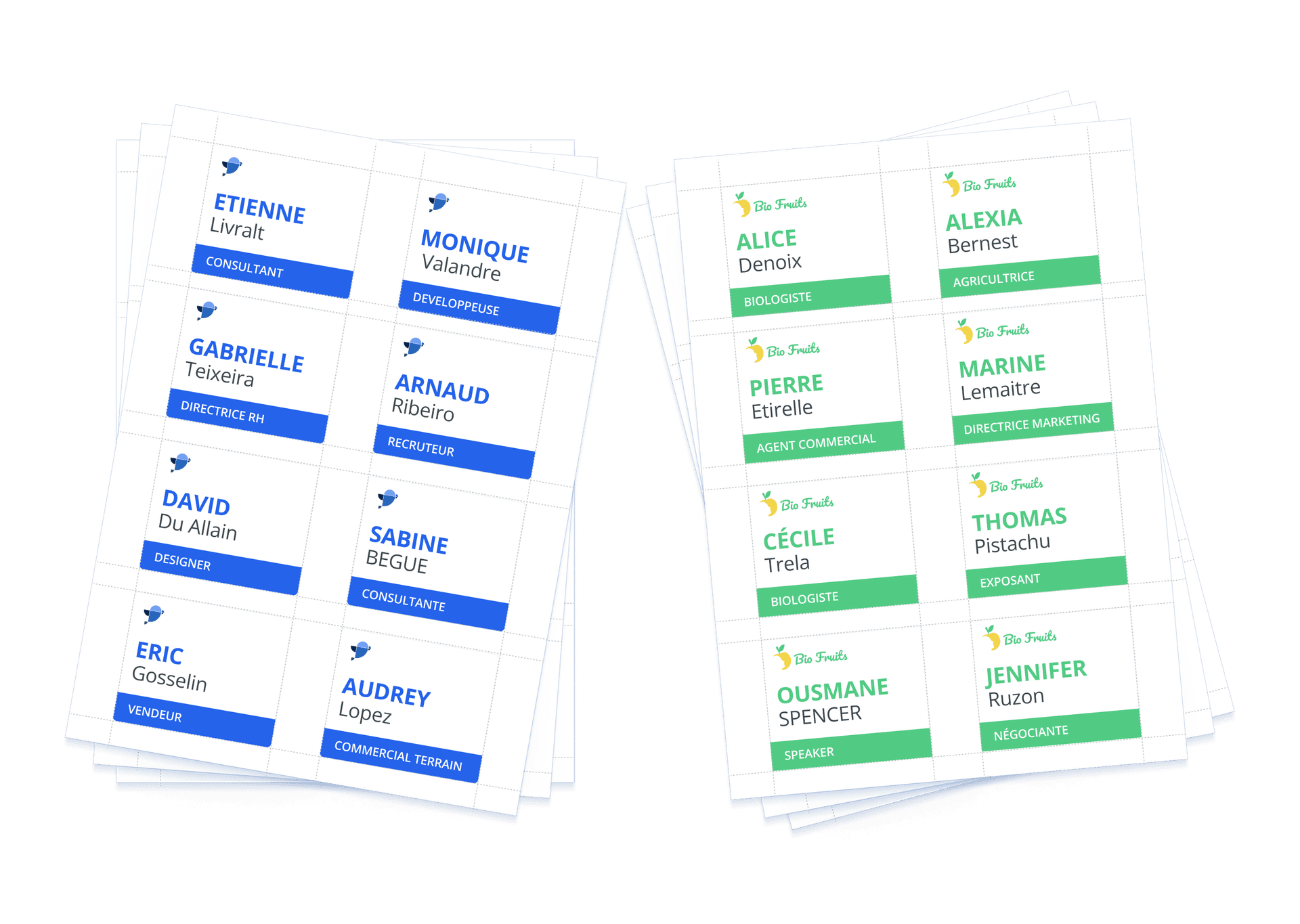 Badge à imprimer | Créez vos badges événements en ligne | Badge en ligne