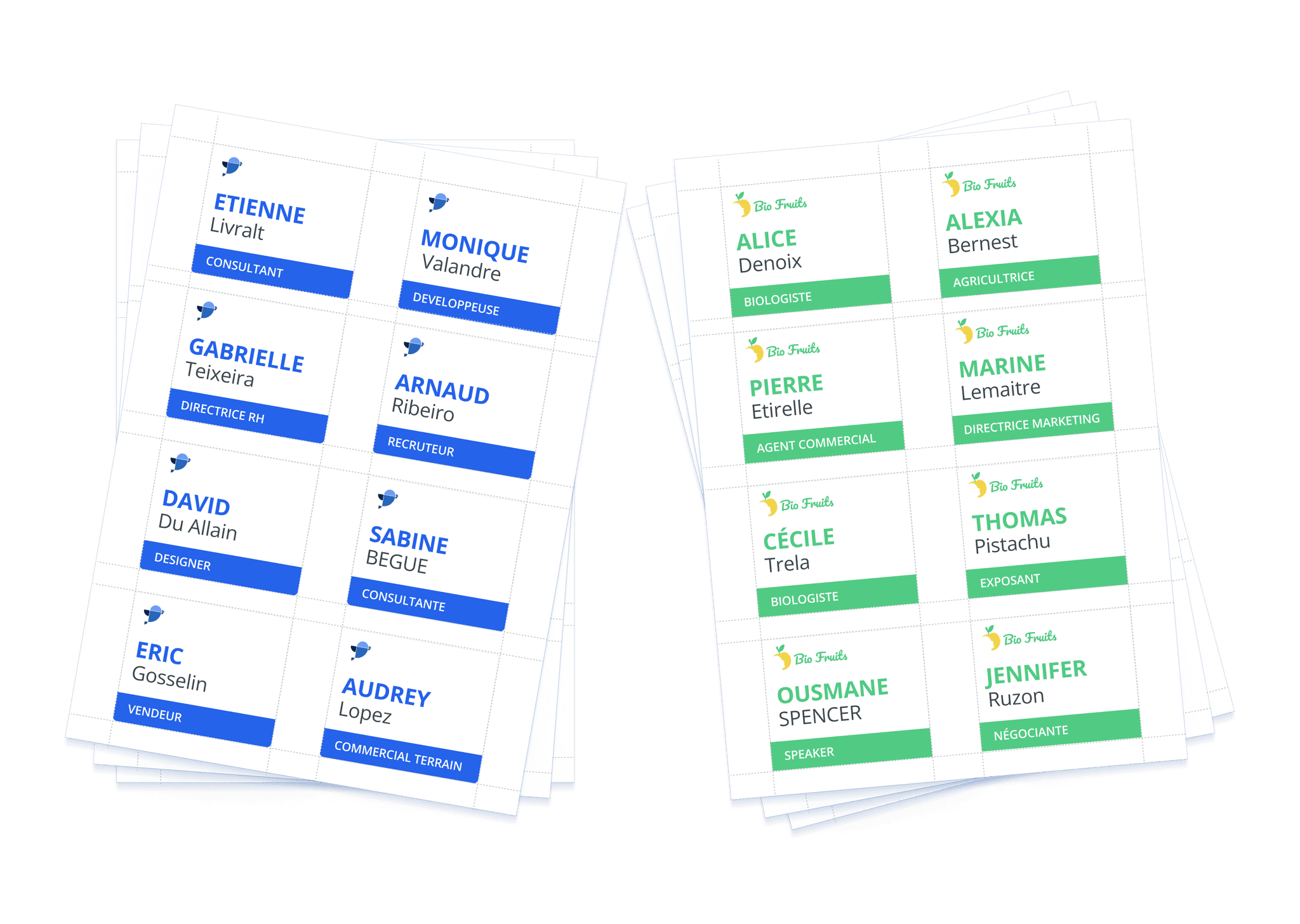 Badge pour salons professionnels | Badge en ligne